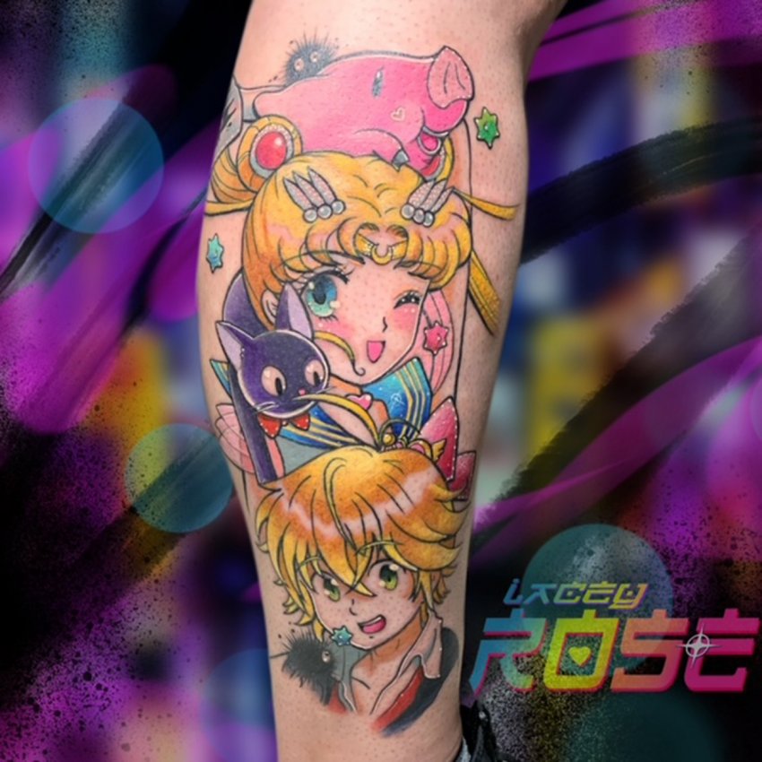Anime tattoos | Hart & Huntington Tattoo Co. Orlando